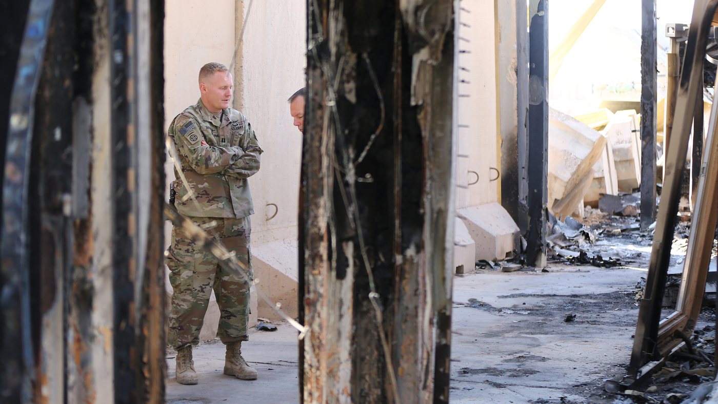 A missile attack on a military base in Iraq - ANNA NEWS