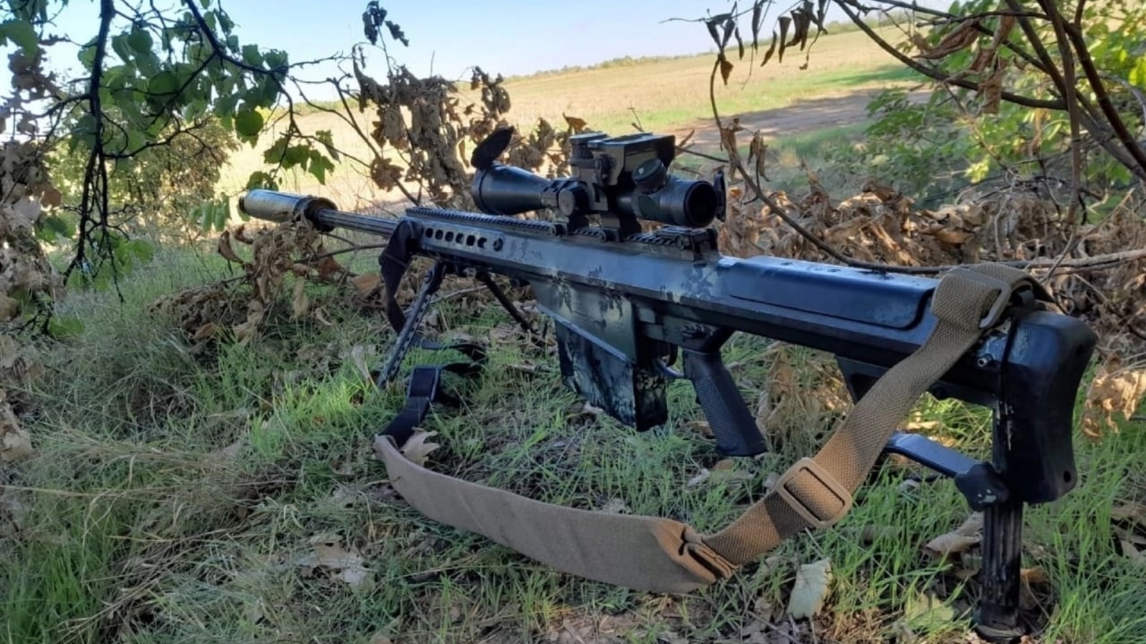 Натовская винтовка Barret M82 стала трофеем российских десантников - ANNA NEWS